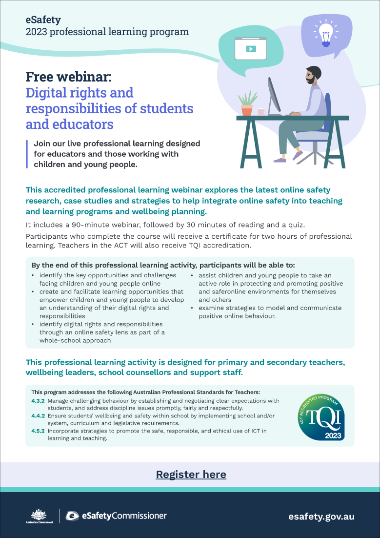The eSafety schools' hub | eSafety Commissioner