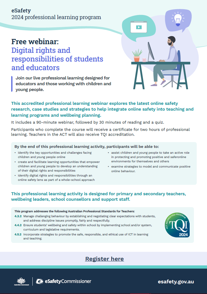 The eSafety schools' hub | eSafety Commissioner